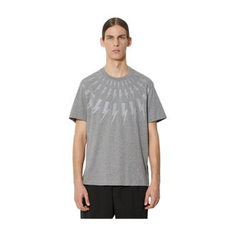 Neil Barrett Homme, Tops, Gris, Taille: XL T-Chemises