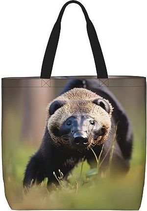 Generic Miel Noir Et Blanc Sac A Main Femmes D&eacute;contract&eacute; Tote Bag Imperm&eacute;able Sac Fourre Tout Pour Travail Shopping Quotidienne