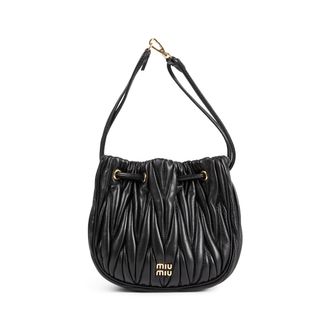 Miu Miu Matelass&eacute; Nappa Leather Pouch