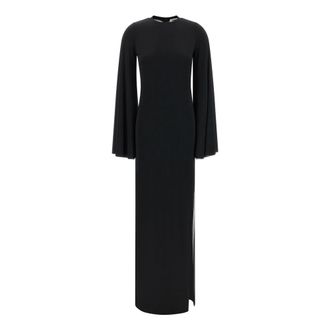 Darkpark Jenna langes Kleid - - Dresses - Damen - Schwarzk - XS