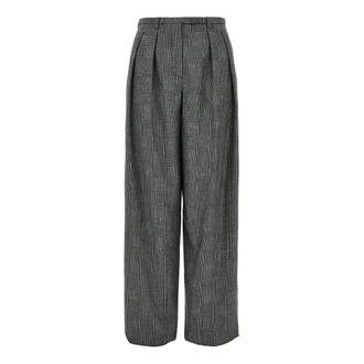 Emporio Armani Weite Hosen - - Trousers - Damen - Grau - M