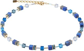 Coeur de Lion Halskette - GeoCUBE Iconic Precious Halskette - Gr. unisize - in Blau - für Damen