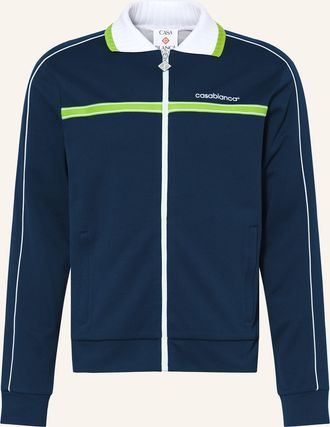 Casablanca Track Jacket Aus Piqu&eacute; blau