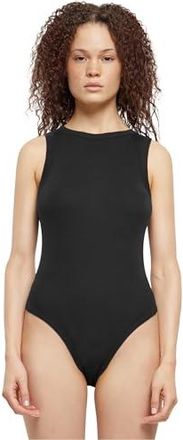 Urban Classics Body C&ocirc;tel&eacute; Sans Manches Femme Body noir XS 95% Coton, 5% &Eacute;lasthanne