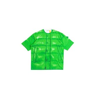 Moncler Gr&uuml;nes T-Shirt mit AWGE-Druck - - Tops - Herren - Gr&uuml;n - M