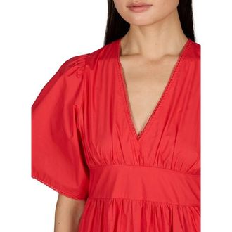 Garance Paris Robe Camila &agrave; manches courtes en coton