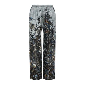 Munthe Femme, Pantalons, Gris, Taille: 38 FR Varum Silk Pantalons