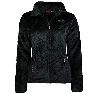 Geographical Norway UNIVERS LADY - Polaire Chaude Douce Femme Confortable - Veste Hiver Chaud Femmes Doux - Sweat Epais Longues Manches - Pull Parfait Fourrure Confort NO