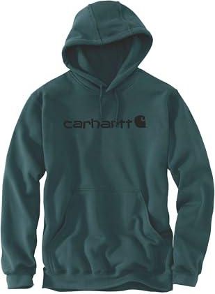 Carhartt Work in Progress Herren, Weites, mittelschweres Sweatshirt mit Logo-Grafik, Anthrazit Meliert, XXL