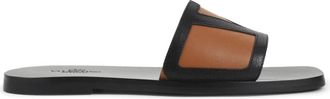 Valentino Garavani VLogo Signature Slide Sandal - - Shoes - Herren - Mehrfarbig - 43 EU