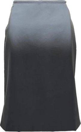 Alexander Wang Femme, Jupes, Gris, Taille: 40 FR Reflective Mid-Rise Midi Skirt
