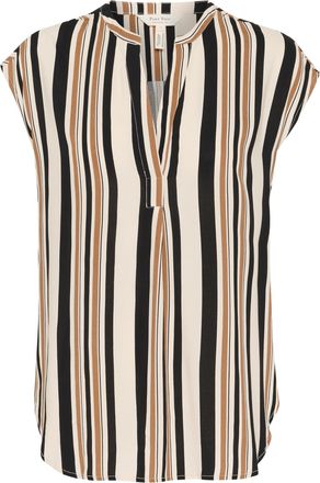 Part Two &Auml;rmellose Bluse BjarkaPW 40, Brown Sugar Stripe 40