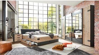 Wimex home24 Schwebetürenschrank 270 x 210 x 65cm Braun