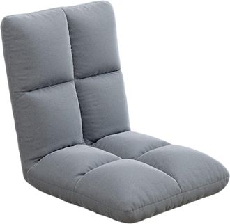 Generic Verstellbarer Bodenstuhl mit R&uuml;ckenst&uuml;tze - leichter tragbarer Loungesessel zum Spielen, Lesen, Meditation und Erkerentspannung - best&auml;ndig gegen Verf