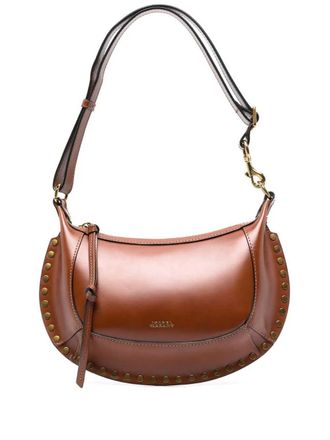 Isabel Marant Oskan Moon Sac port&eacute; &eacute;paule avec clous