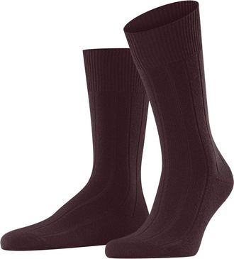 Falke Wadenhohe Socken Lhasa aus Merino-Kaschmir-Mix im Rippstrick in