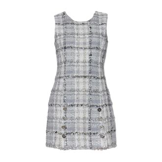 Dolce & Gabbana &Auml;rmelloses Tweedkleid - - Dresses - Damen - Grau - S