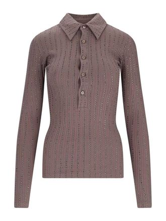 The Attico Poloshirt - Braun
