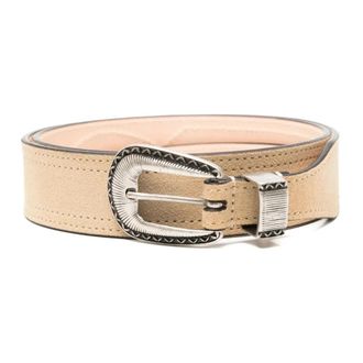 Paura Rafael G&uuml;rtel mit Stickerei - - Accessories - Herren - Beige - L