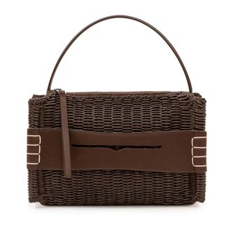 J.W.Anderson Rechteckige gewebte Tasche - - Bags - Damen - Braun - ONE SIZE