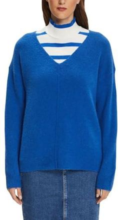 Esprit 103EE1I347 Pull-Over, 414/Bright Blue 5, L Femme