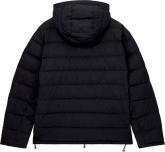 Emporio Armani Hooded Short Down Jacket - Black