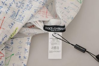 Dolce & Gabbana Algebra Print Cotton T-shirt - White