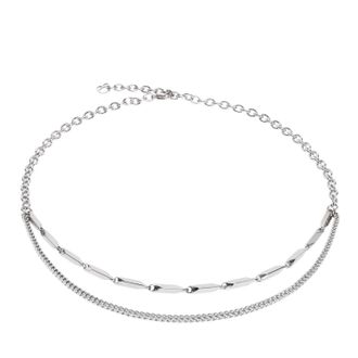 Coeur de Lion Halskette - Halskette Twisted Layers - Gr. unisize - in Silber - f&uuml;r Damen