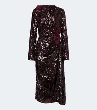Erdem Verziertes Midikleid
