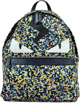 Fendi unisex, Pre-owned, Multicolore, Taille: ONE Size Sac &agrave; dos en nylon Pre-owned