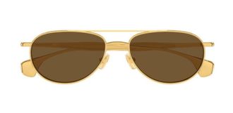 Bottega Veneta BV1419S Sunglasses - Gold