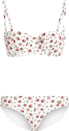 Dolce & Gabbana Floral-print Bikini