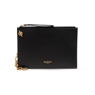 Balmain Femme, Accessoires, Noir, Taille: ONE Size Pulse Leather Pouch
