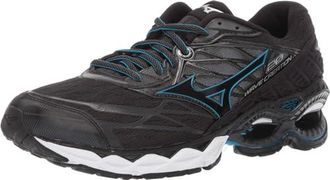Mizuno Homme Mens Wave Creation 20 Running Shoe Chaussure de Course, Noir/Bleu, 46 EU