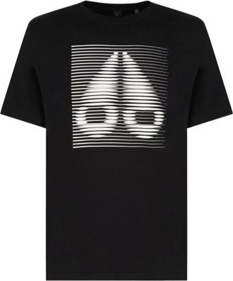 Moose Knuckles Homme, Tops, Noir, Taille: XL Raydaze Tee