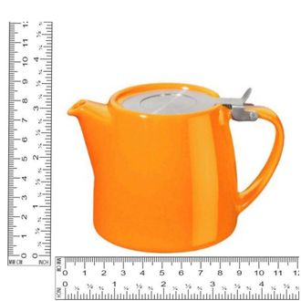 Forlife Forlife Stump Teekanne, Orange, 410 ml