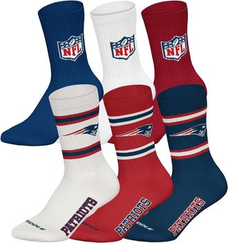 NFL unisexe Chaussettes Paquet de 6 6Pack Crew Socks
