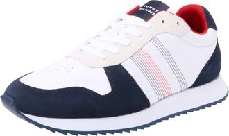 Tommy Hilfiger Herren Runner Sneaker Runner Evo Mix Stitch Sportschuhe, Blau (Desert Sky), 41