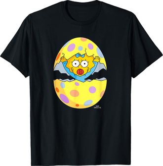 The Simpsons Maggie Easter Egg Grass Green T-Shirt