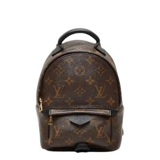 Louis Vuitton Pre-owned Sac &agrave; dos Palm Springs Mini Monogram - Femme - Pre-owned - Brun - Taille: ONE Size