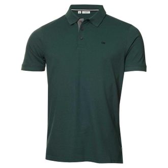 Calvin Klein Poloshirt f&uuml;r Herren, Mit Kragen, kurz&auml;rmlig (Tannengr&uuml;n)