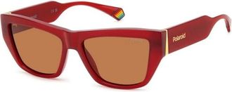 Polaroid Femme, Accessoires, Rouge, Taille: 55 MM PLD 6210/S/X C9A(He) Lunettes de soleil