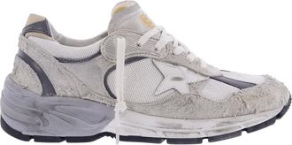 Golden Goose Low-Top Sneaker - Running Dad Sneakers - Leather - White/Silver - Gr. 35 (EU) - in Weiß - für Damen