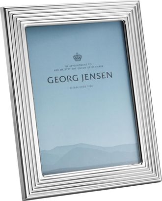 Georg Jensen [W] Bernadotte Picture Frame Plastic & Ss Mirror 13X18Cm (5X7 In