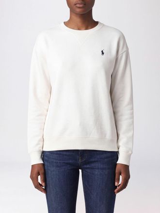 Polo Ralph Lauren Sweat-Shirt Femme couleur Blanc