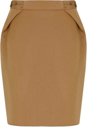Elisabetta Franchi JUPE MINI BEIGE ELISABETTA FRANCHI