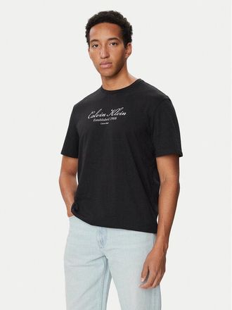 Calvin Klein Jeans T-Shirt LV04RH830G Schwarz Regular Fit