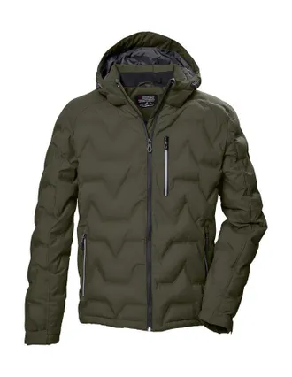Killtec Steppjacke KOW 60 MN QLTD JCKT Wasser- und windabweisend, atmungsaktiv, verstellbare Kapuze