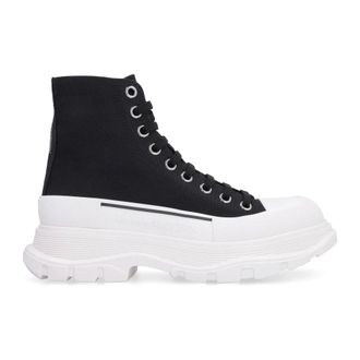 Alexander McQueen Tread Slick High-Top Sneakers - - Shoes - Damen - Schwarzk - 36 EU