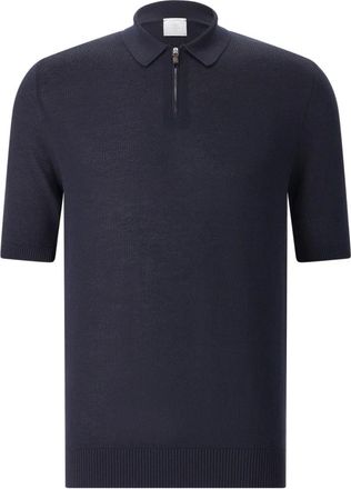 Eleventy Homme, Pulls, Bleu, Taille: XL Polo en maille